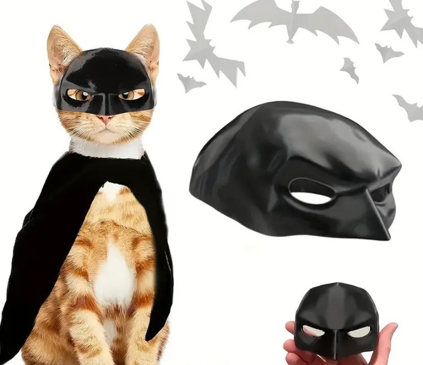 MASCARA DE BATMAN PARA GATO – Mascotas dafican